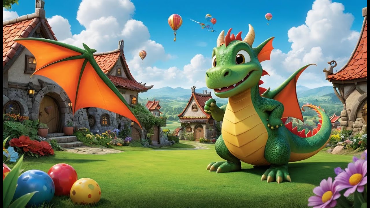 Dizzy the Dragon Wants to Play | Fun Nursery Rhyme for Kids | Sing ...