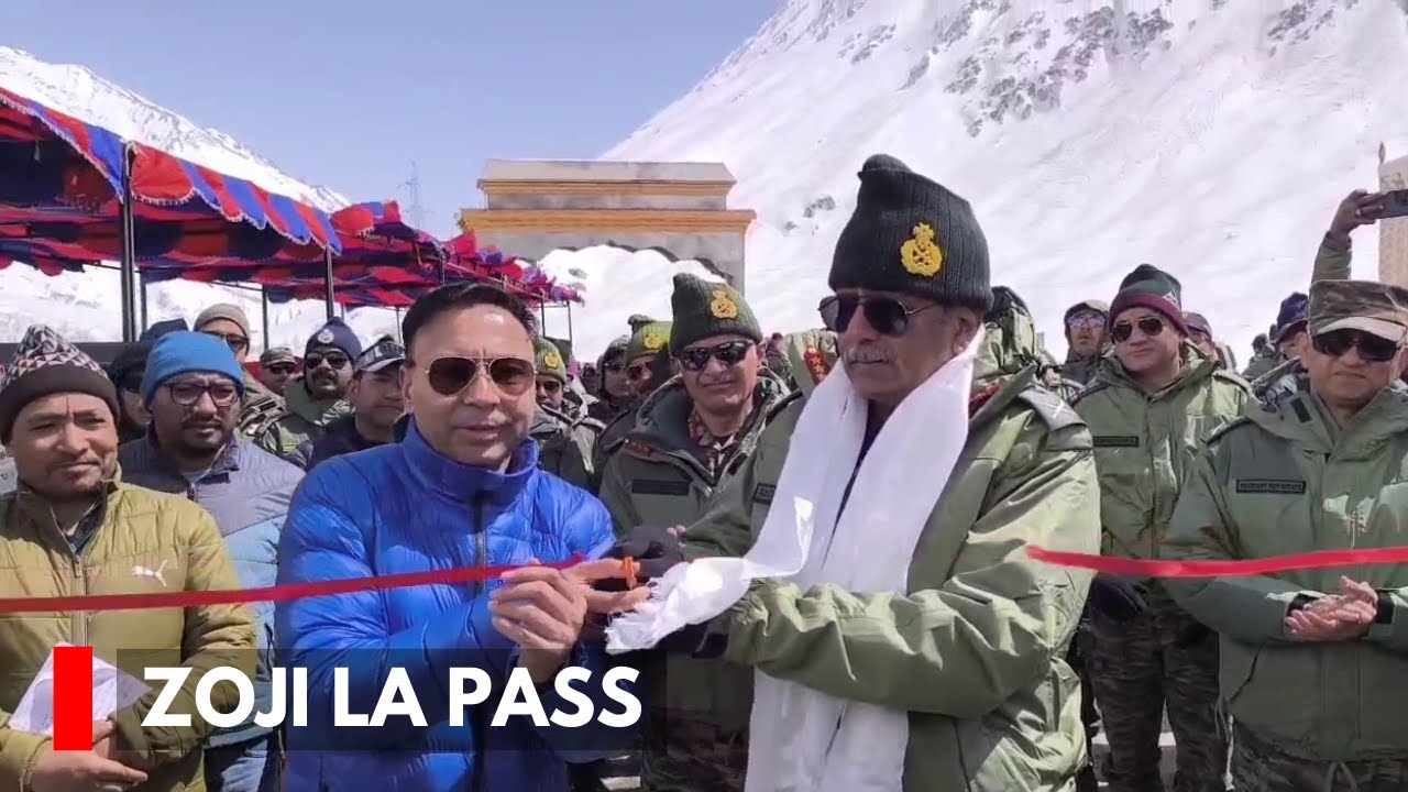 BRO Reopens Strategic Zoji la Pass in Record 33 Days - YouTube