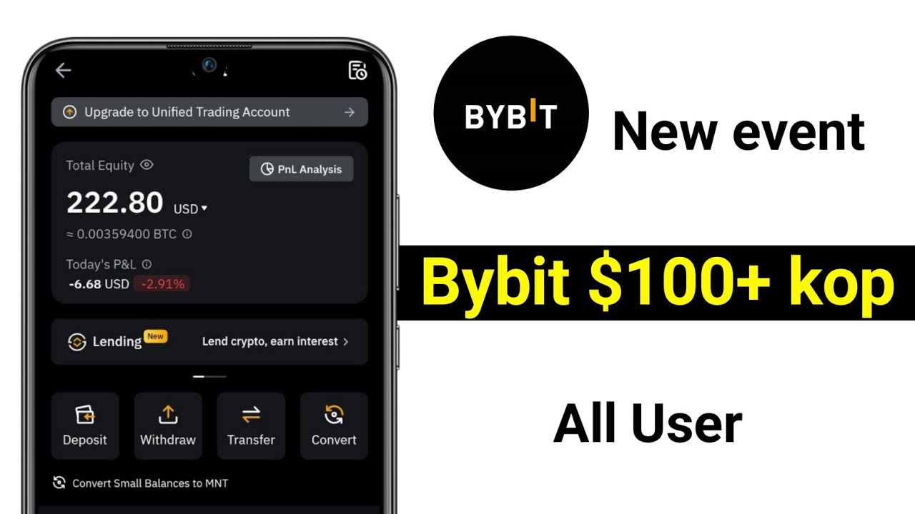 Bybit New event || $500 Profit Garanted || All User - YouTube