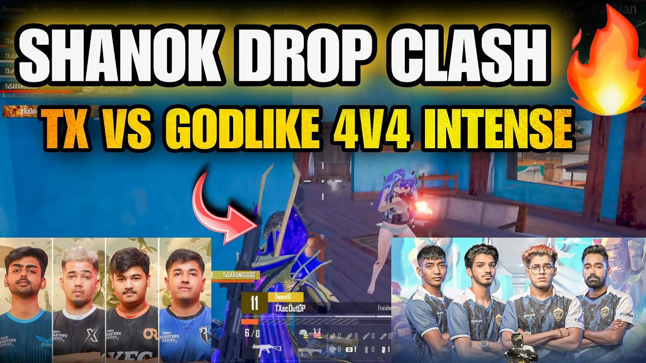 TX WIPED GODLIKE DROP CLASH SHANOK ️‍🔥🫰🏻 #scout #bgmi #godlike # ...