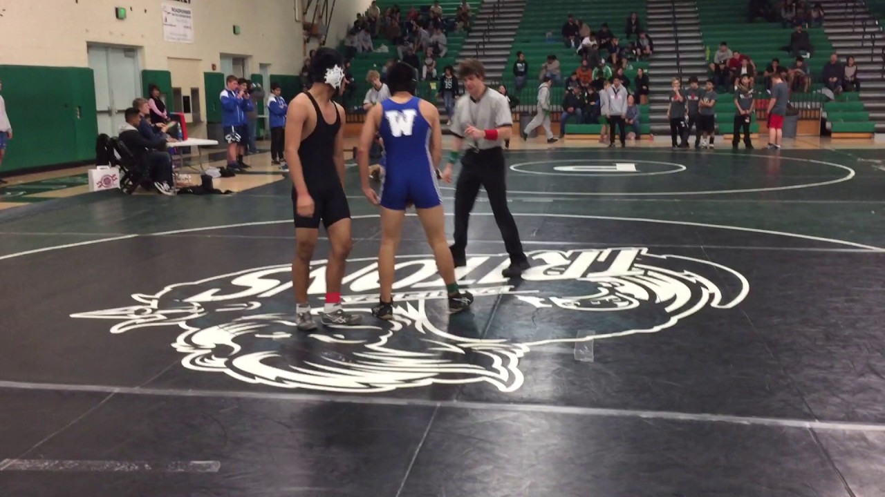 WHS Wrestling Pacifica 1-7-17 Louis 5 - YouTube