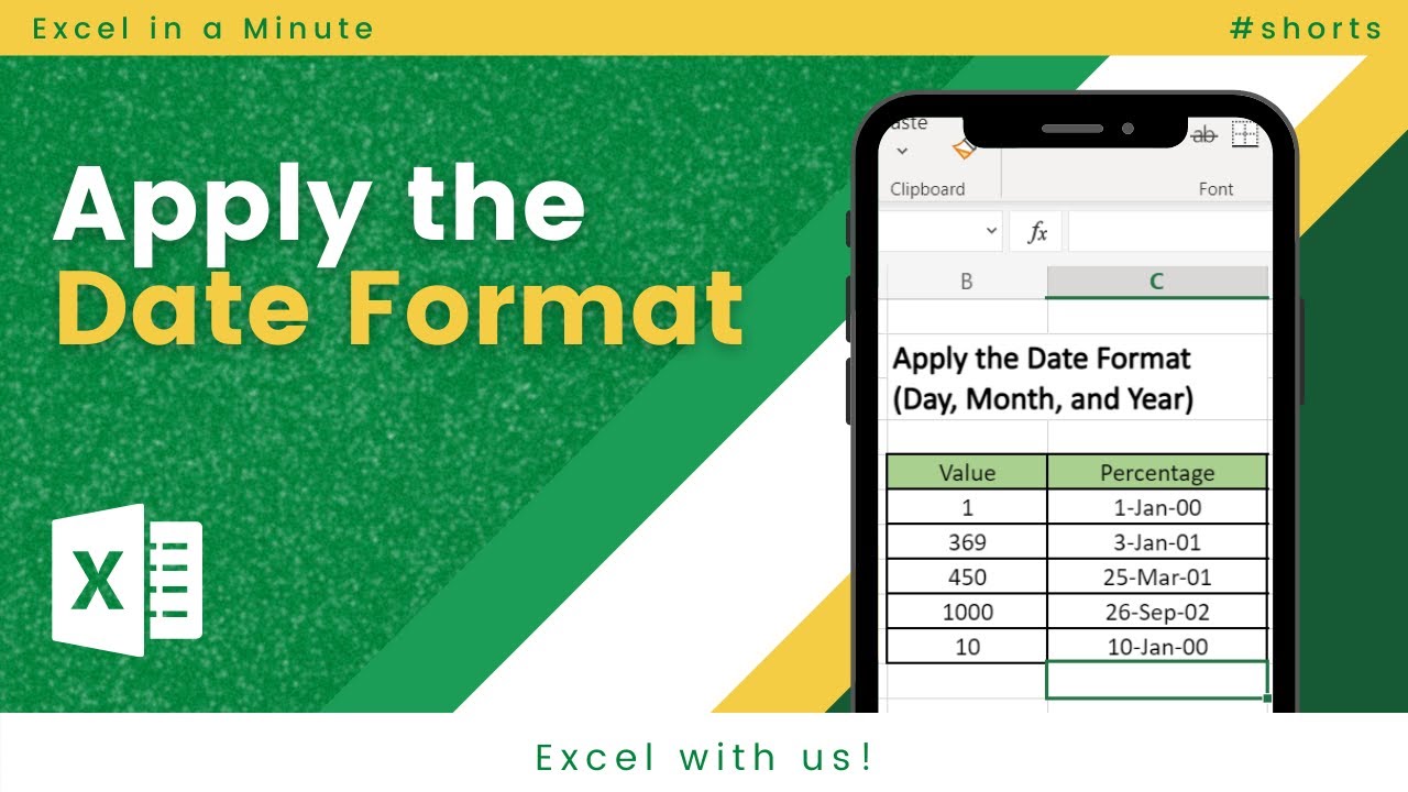HOW TO APPLY THE DATE FORMAT short YouTube how-to-apply-the-date-format-short-youtube
