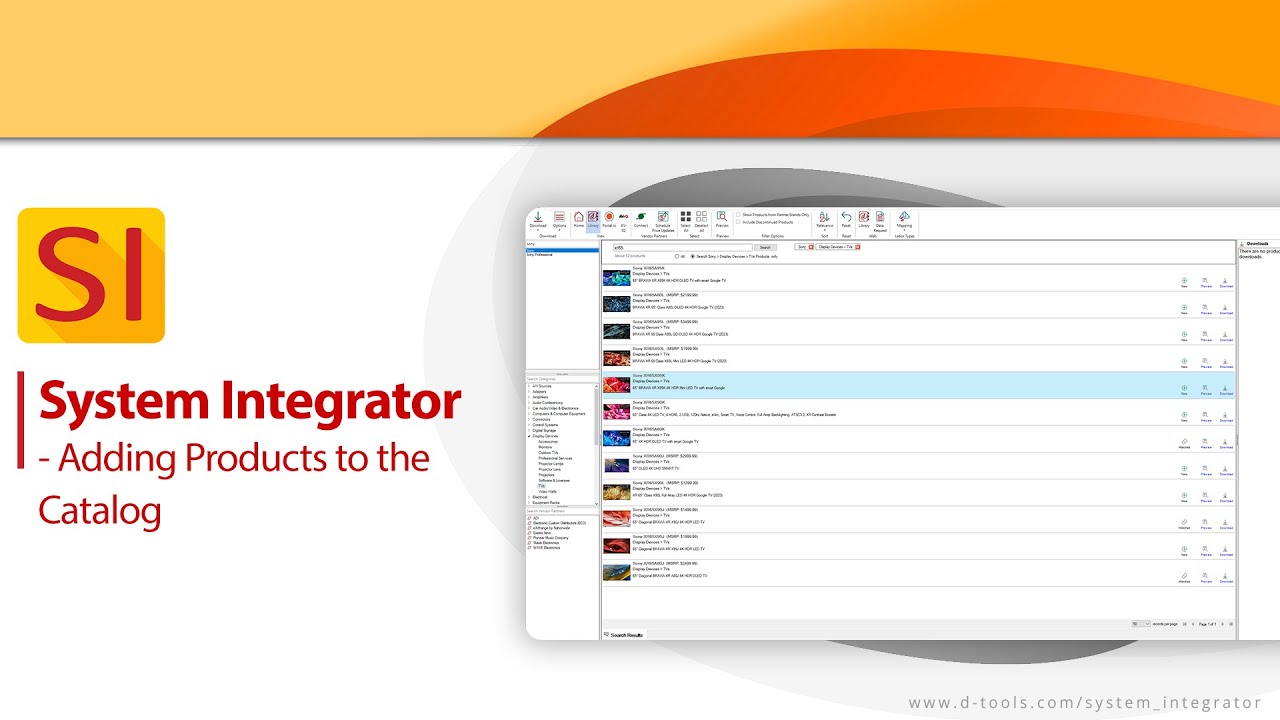 System Integrator - Adding Products to Catalog - YouTube