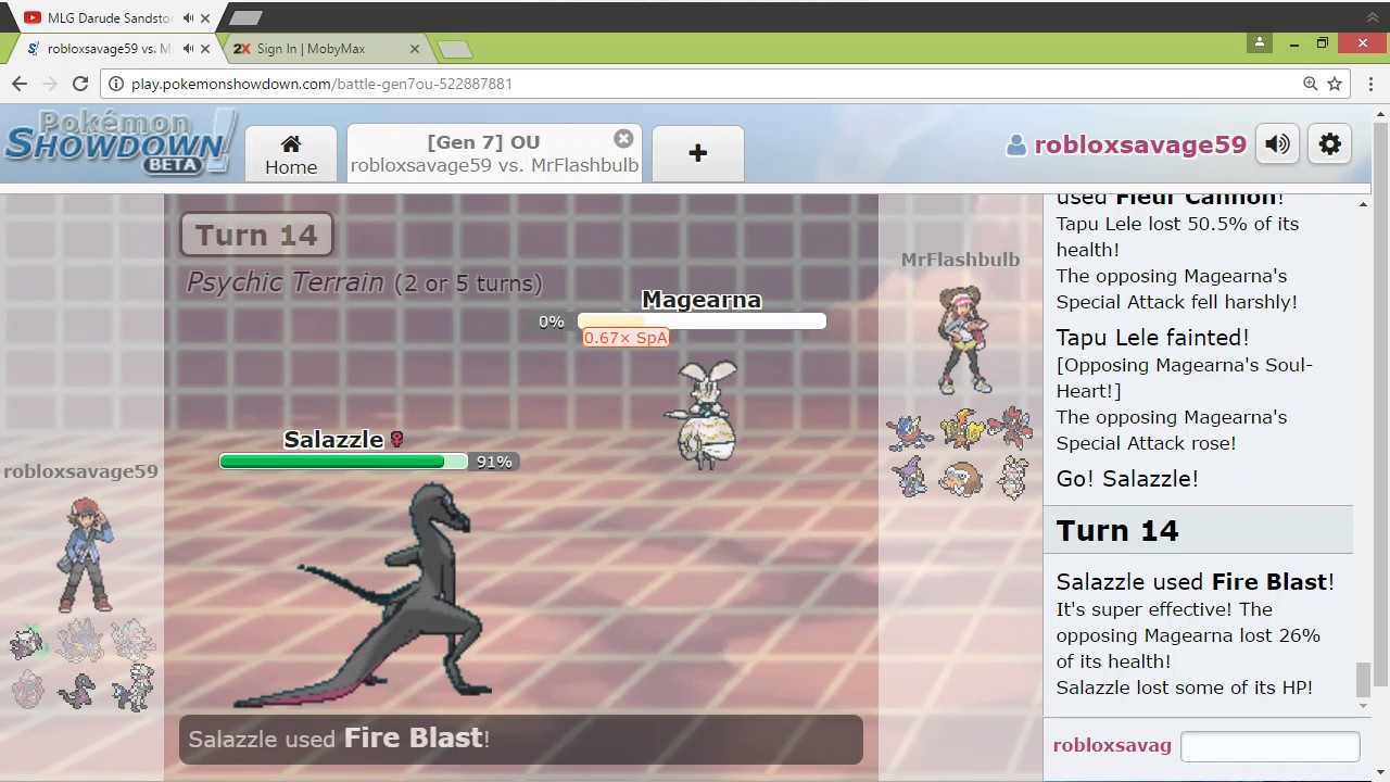 pokemon sHowdown gameplay - YouTube