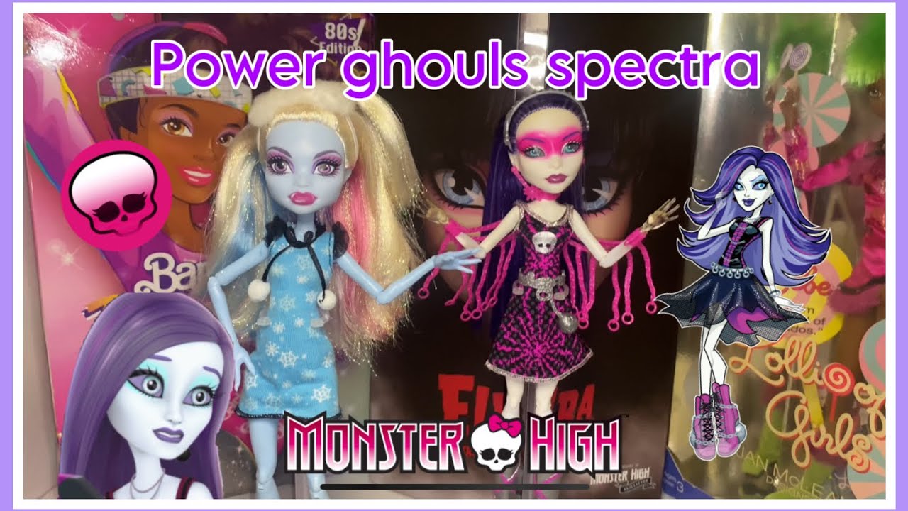 MONSTER HIGH, SPECTRA, POWER GHOULS review and restoring. - YouTube