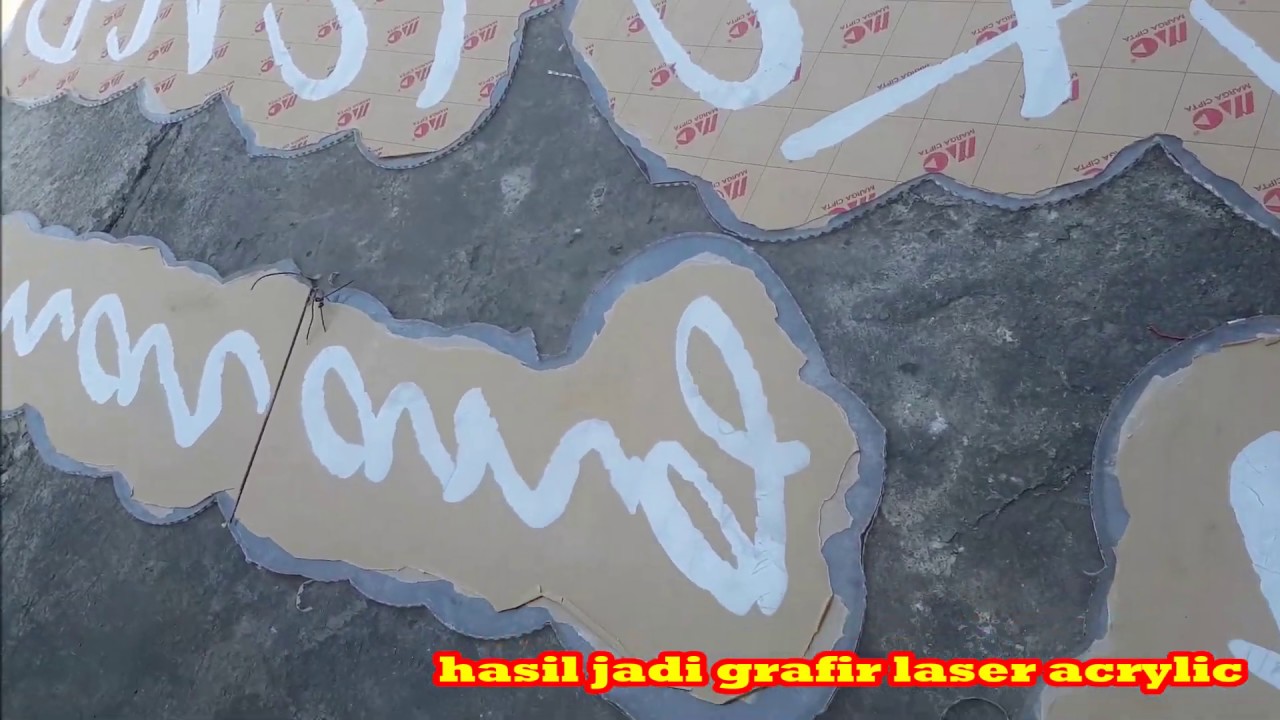 grafir acrylic nyala - YouTube