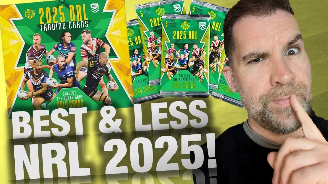 2025 NRL Trading Cards from Best & Less! | Opening 17 Packs! How Many ...