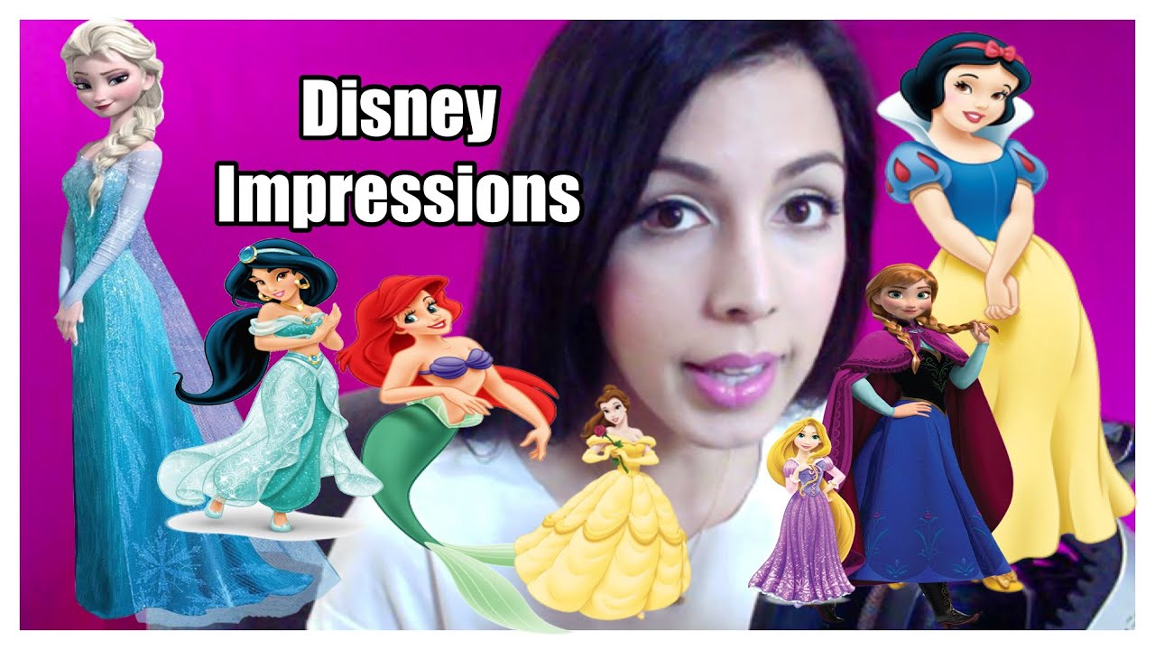 Disney Princess IMPRESSIONS - YouTube