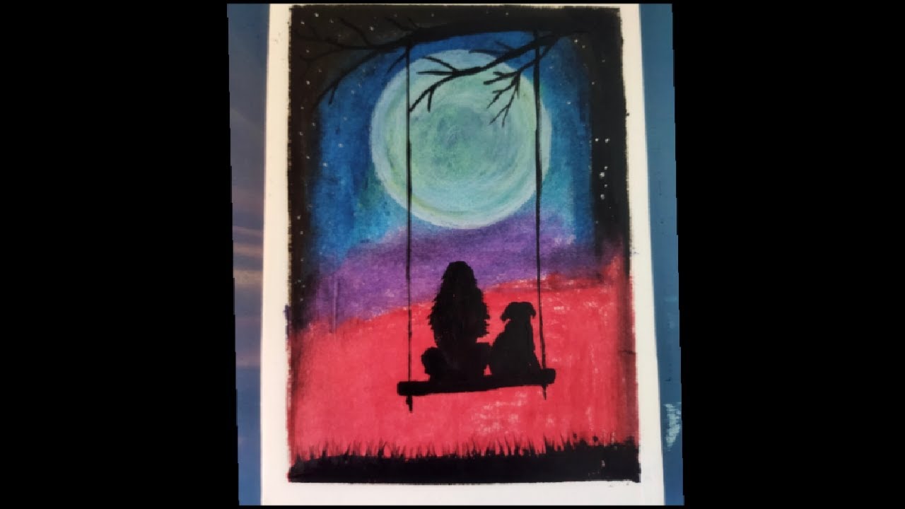 Easy oil pastel and Acrylic painting/ poster color painting🎨 - YouTube