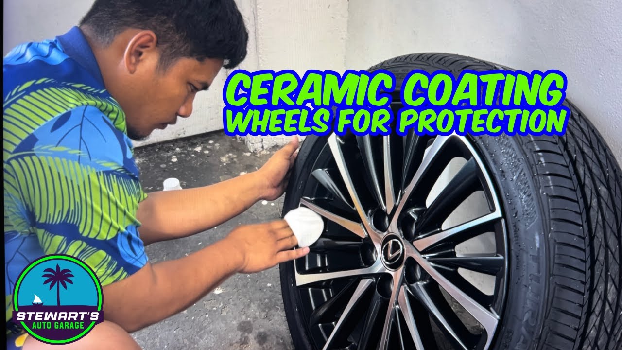 Ceramic Coating wheels for protection | Stewart's Auto Garage | Guam's ...