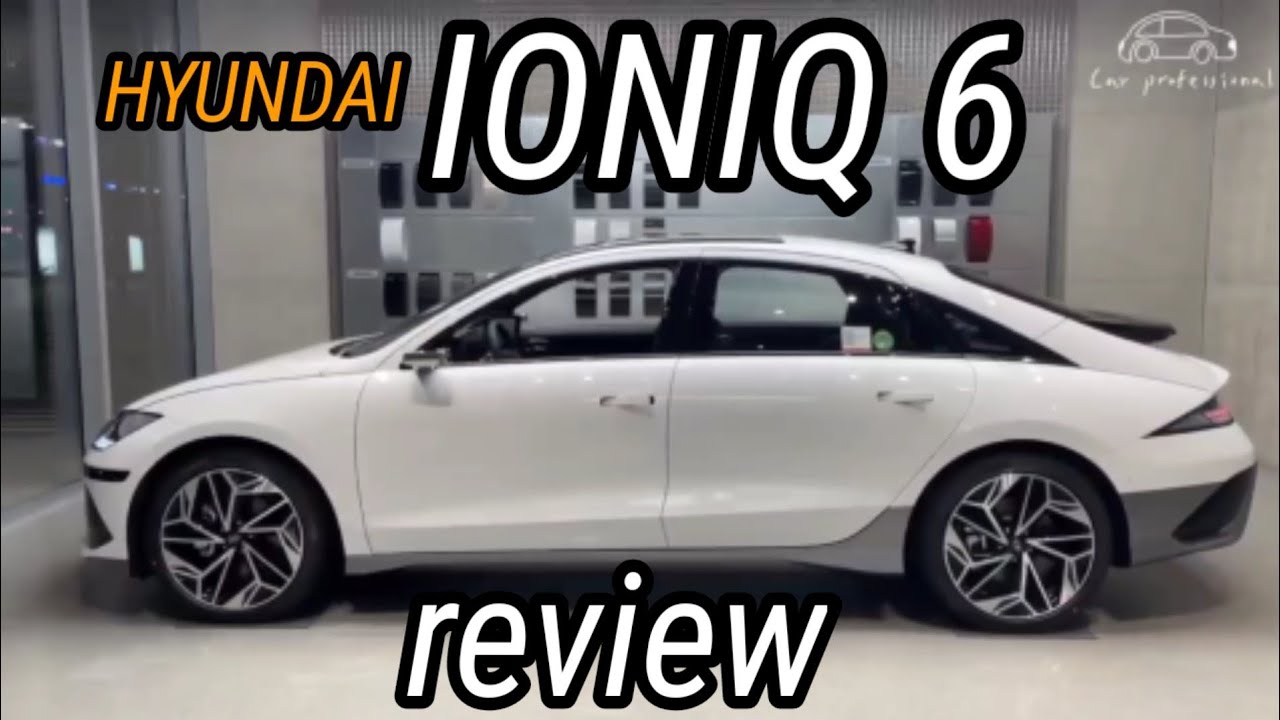 The new 2023 Hyundai IONIQ 6 Exterior & interior - YouTube