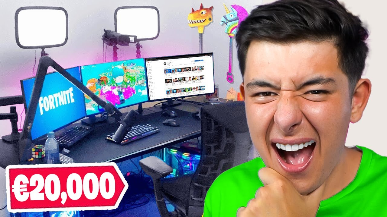 MIJN €20,000 GAMING SETUP! (2025) - YouTube