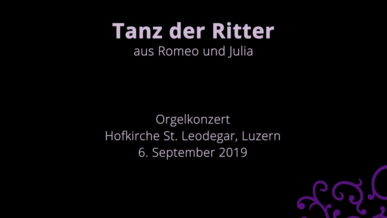 Tanz der Ritter aus Romeo und Julia - YouTube