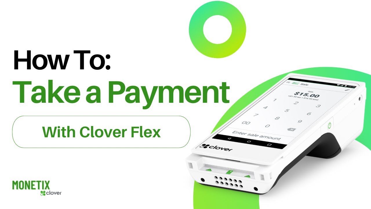 How to Take a Payment with Clover Flex (3rd Gen - 2024) - YouTube