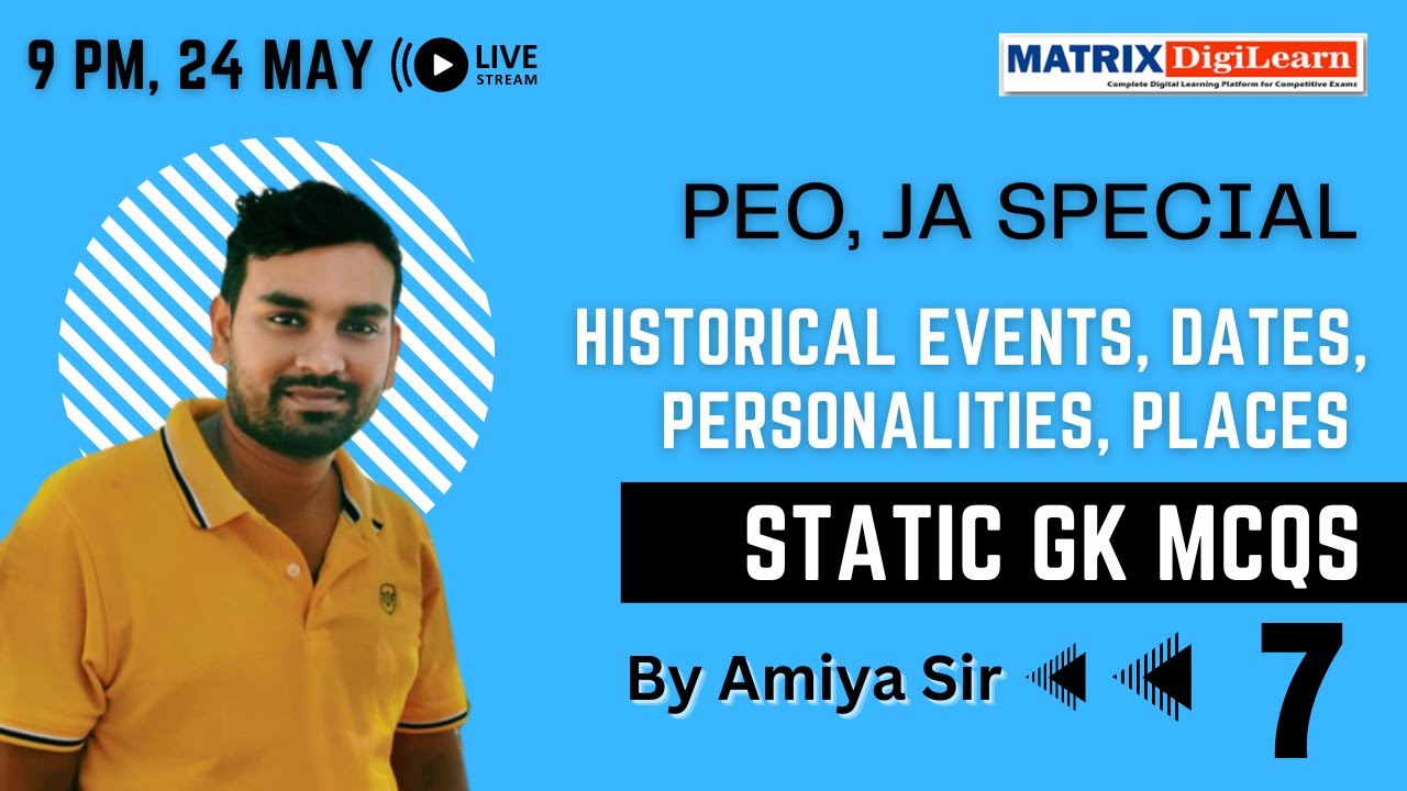 Historical Events Dates Personalities Places Part 7 By Amiya historical-events-dates-personalities-places-part-7-by-amiya