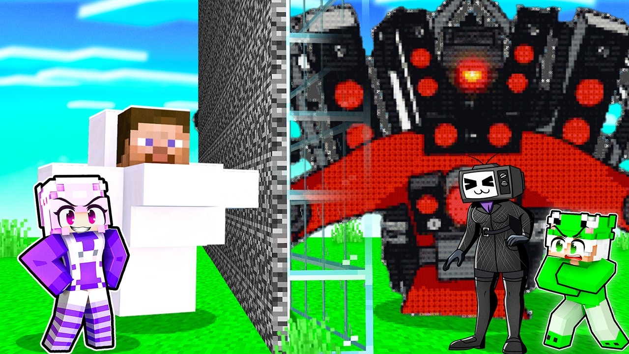 I HIRED TvWoman in a SKIBIDI BUILD Challenge! - YouTube