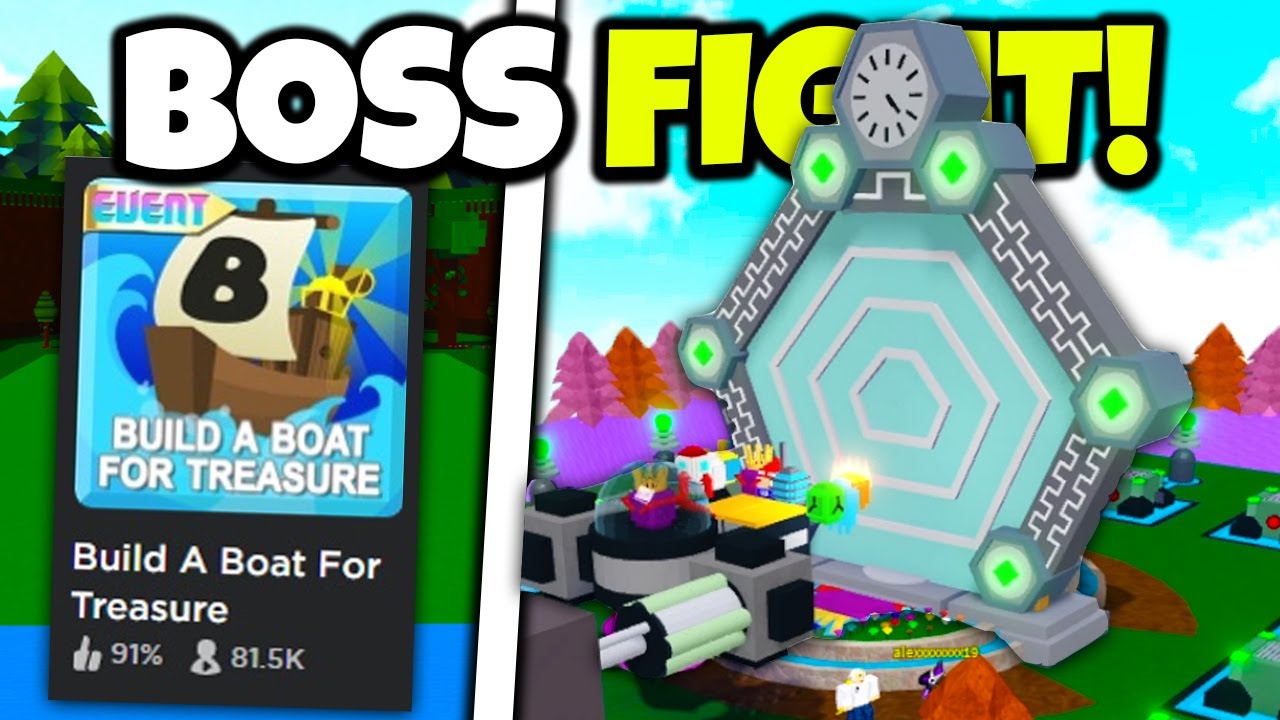 NEW SECRET BOSS!!⚔️(must see) | Build a boat for treasure ROBLOX - YouTube