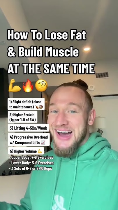 How To Lose Fat & Build Muscle At The Same Time! - YouTube