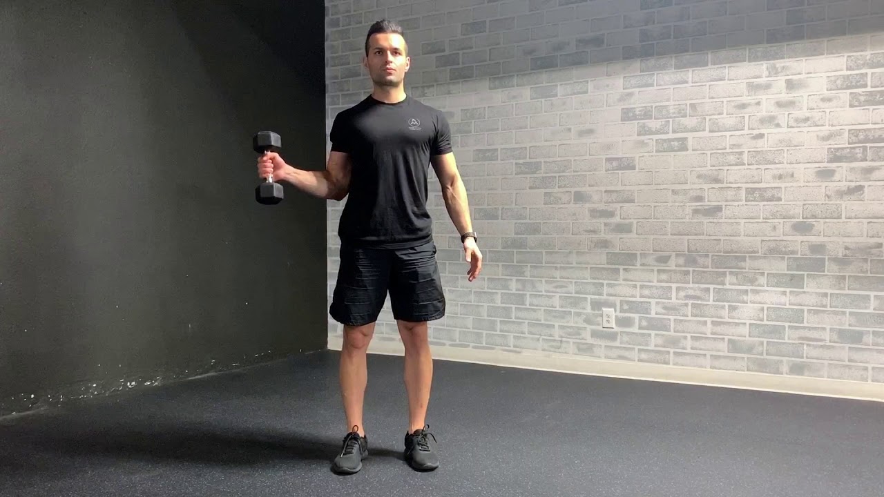 Dumbbell Shoulder Rotation - YouTube