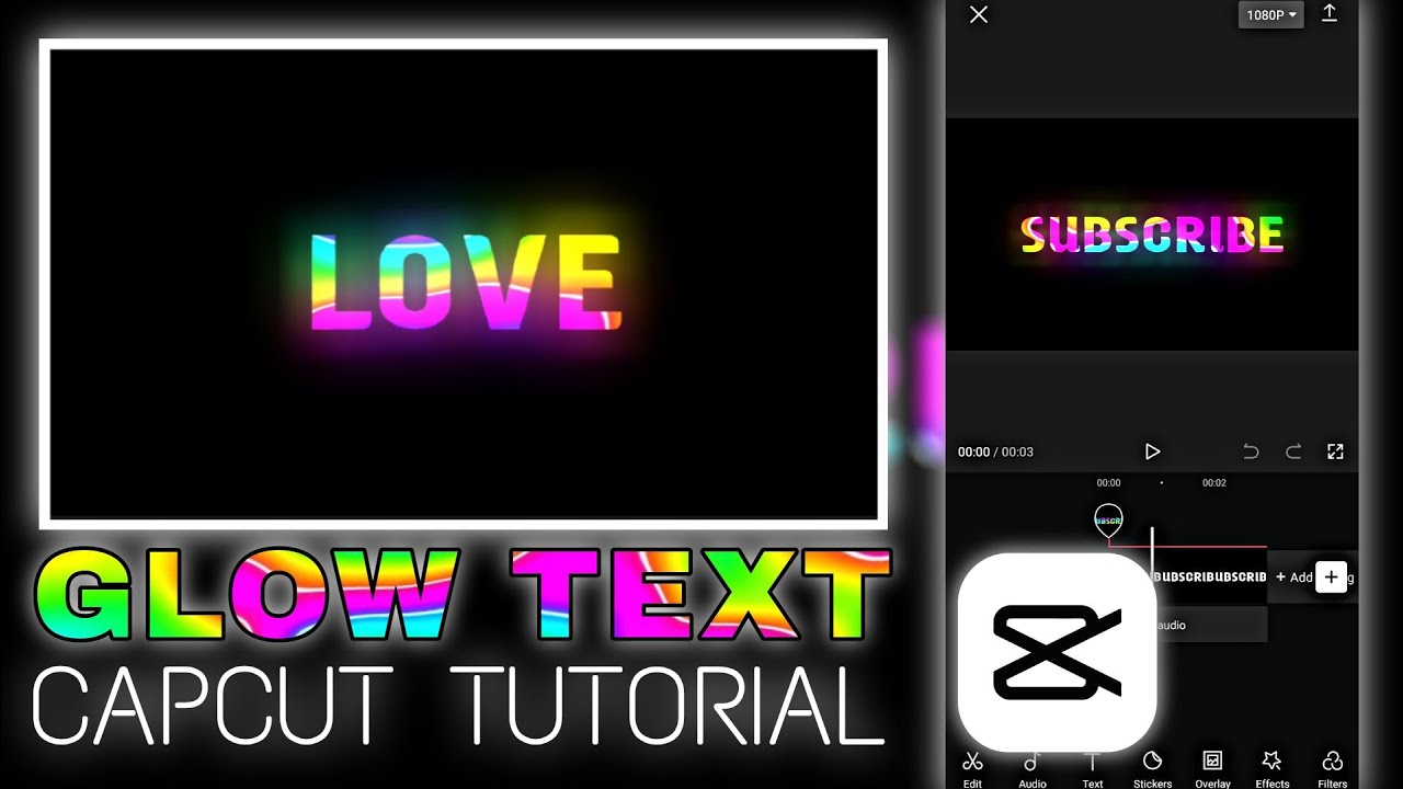 ADVANCED GLOWING/RAINBOW GLOW TEXT EFFECT LIKE AFTER EFFECTS | CAPCUT TUTORIAL AMV/EDIT - YouTube