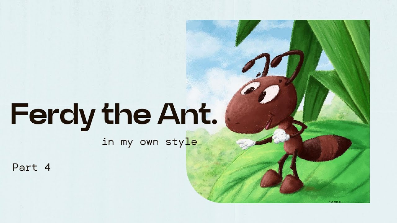 Ferdy the ant. Satisfying coloring (part 4) - YouTube