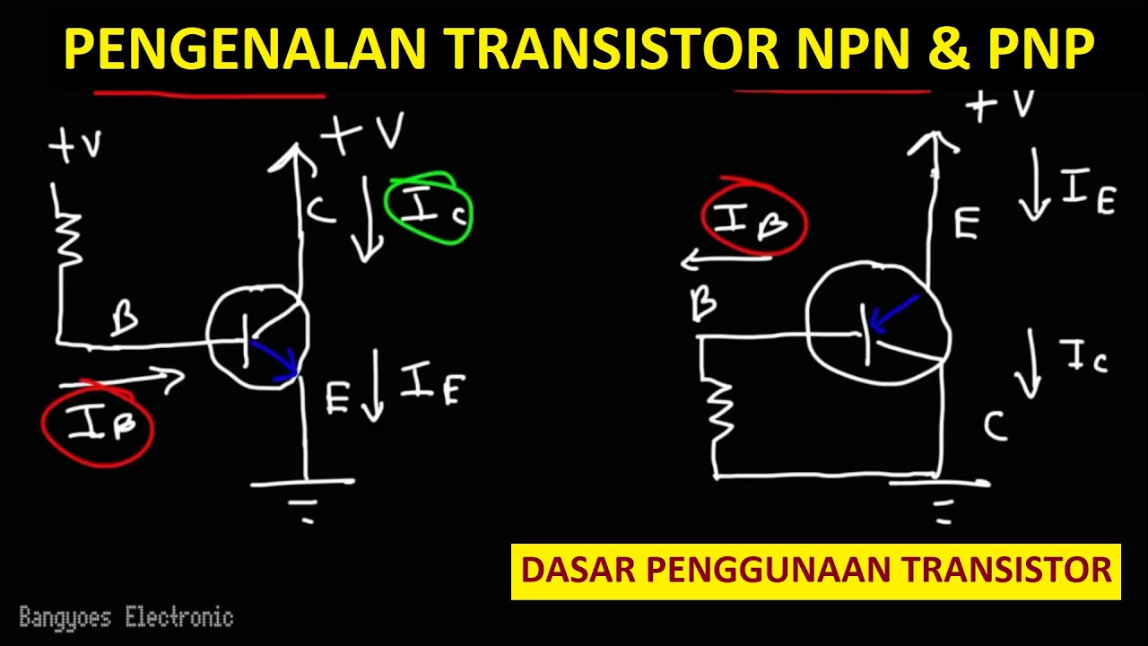 Pengenalan Transistor BJT Jenis NPN dan PNP - Part 1 - Belajar ...