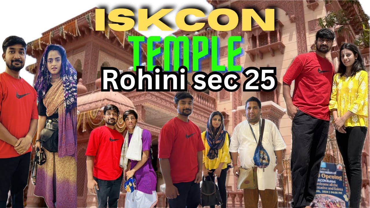 ISKCON temple rohini sec 25 #viral #iskconrohini #iskcontemple - YouTube