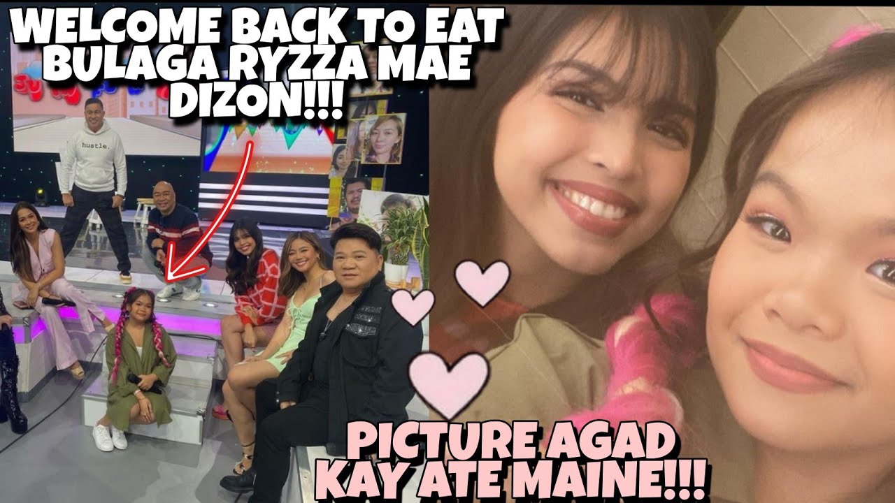 RYZZA MAE DIZON BACK TO EAT BULAGA. NA MISS NG MGA DABARKADS!!! - YouTube