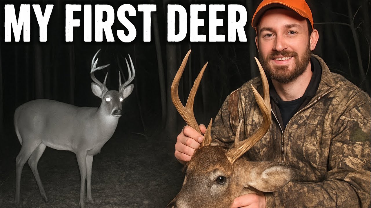 Shooting my first Buck EVER!!!! - YouTube