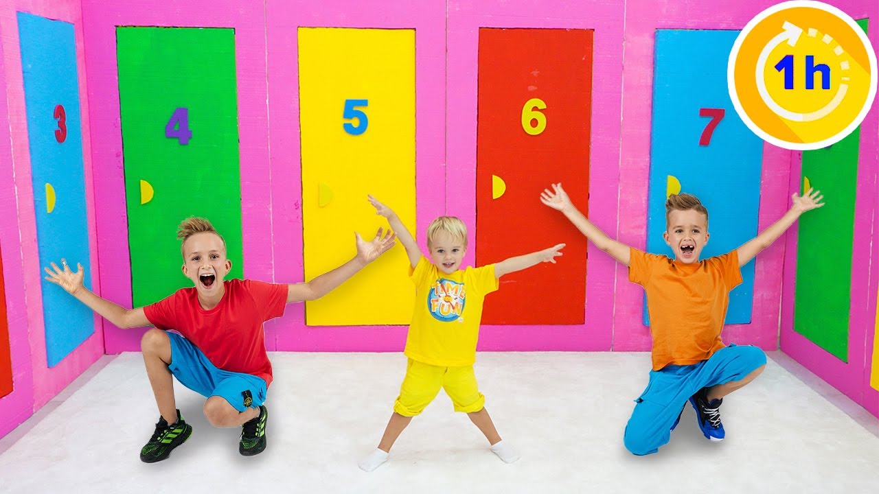 Chris and Funny challenges with Vlad and Niki - YouTube