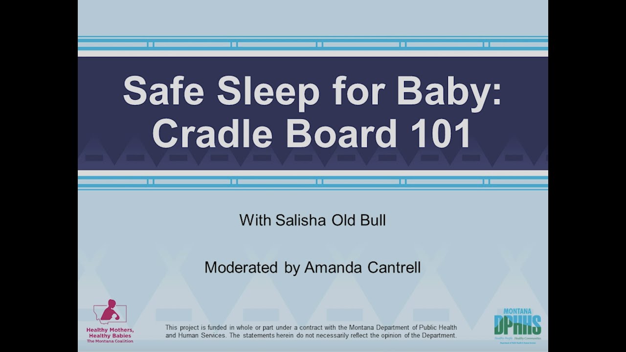 Safe Sleep for Baby - Cradle Board 101 - YouTube