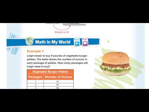 Grade 4 Chapter 11 Lesson 6 Convert Customary Units of Weight - YouTube