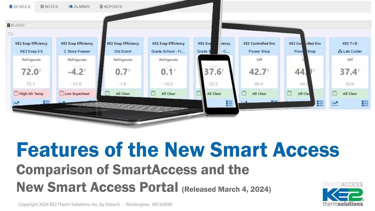 Comparison of KE2 SmartAccess Key Features, 2015 vs 2024 - Video 133 (FAQ: Walkin Coolers ...
