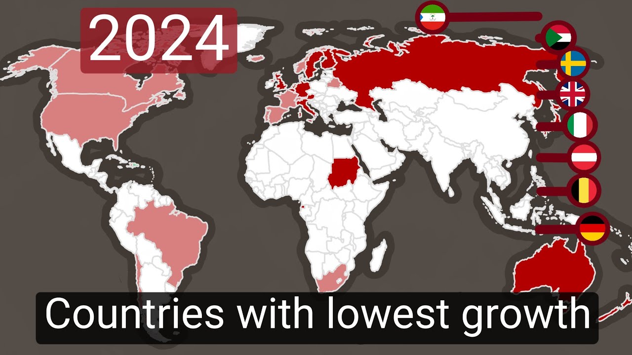 Top 30 Countries with lowest growth in 2024 [GDP PPP] - YouTube
