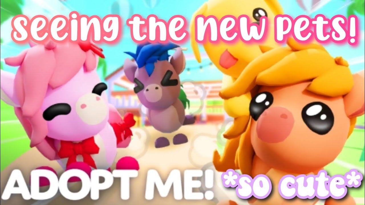 New pets in Adopt Me Summer State Fair! - YouTube