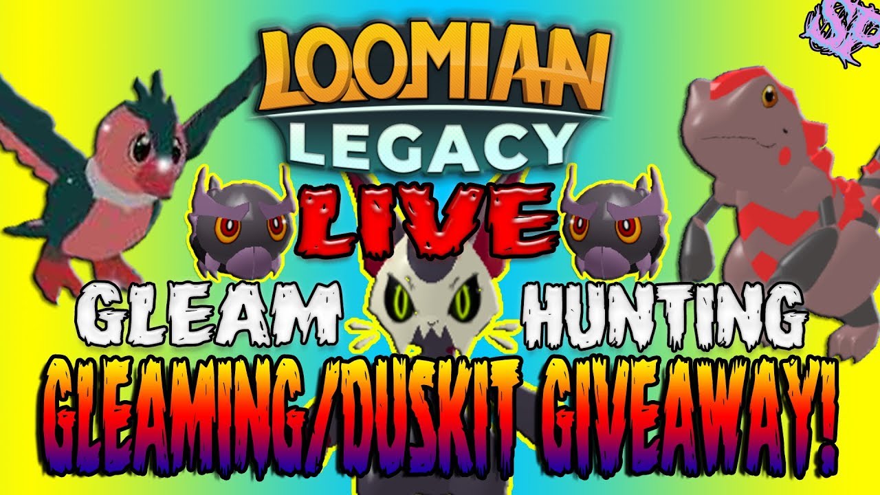 🔴 Gleam & Rare Giveaway! // Loomian Legacy // (Roblox) (2019 ...