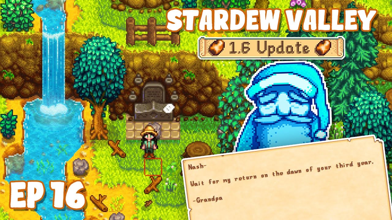 GRANDPA'S SECRET NOTE! (Stardew Valley 1.6 Let's Play) - Ep 16 - YouTube