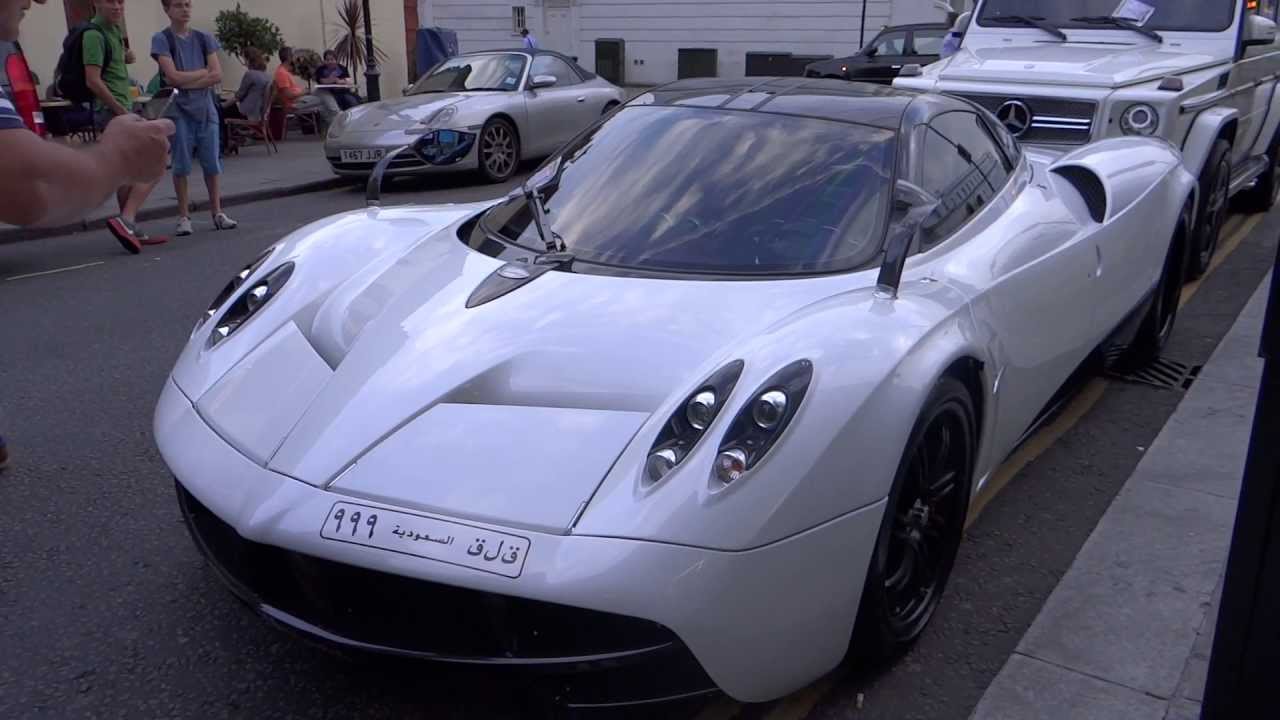 Beautiful Pagani Huayra in London - YouTube