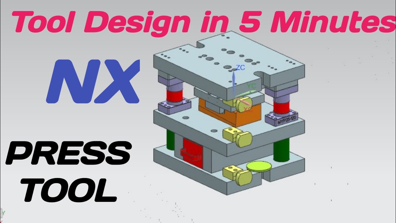How to design press tool | Press tool Kaise Design Kare | #3d | #design ...