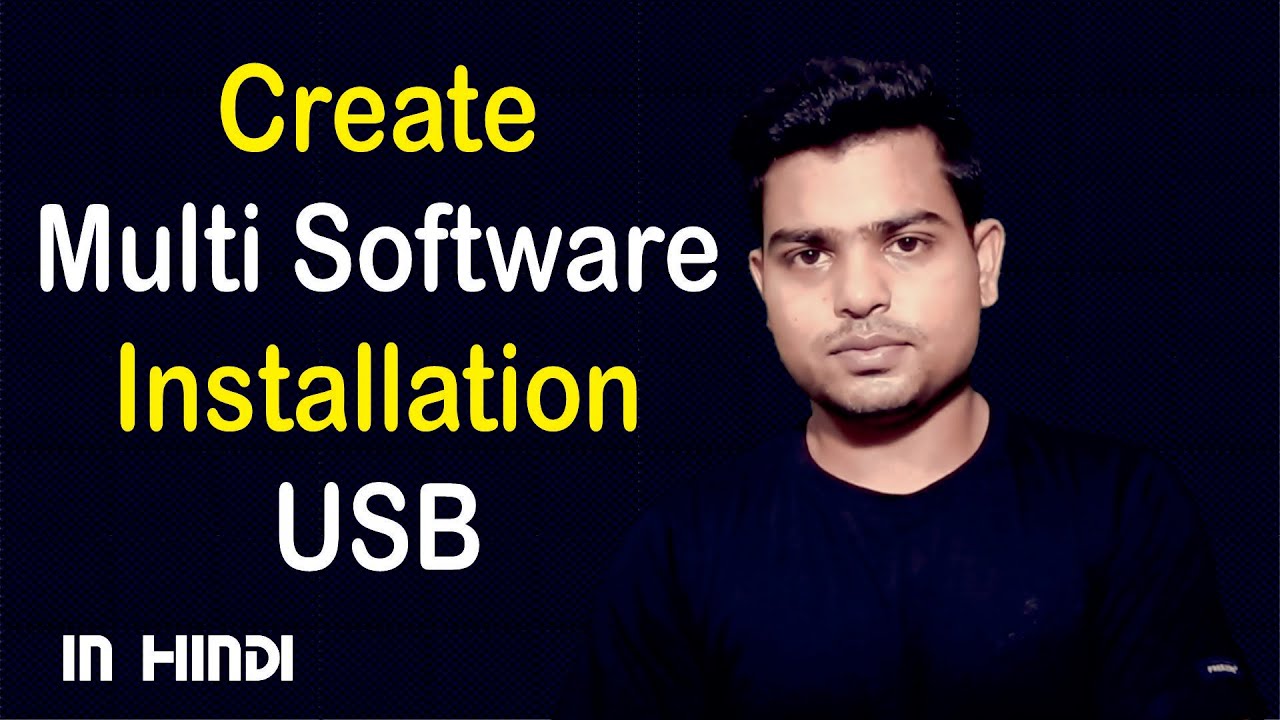 How to Create Multi Software Installation USB - YouTube