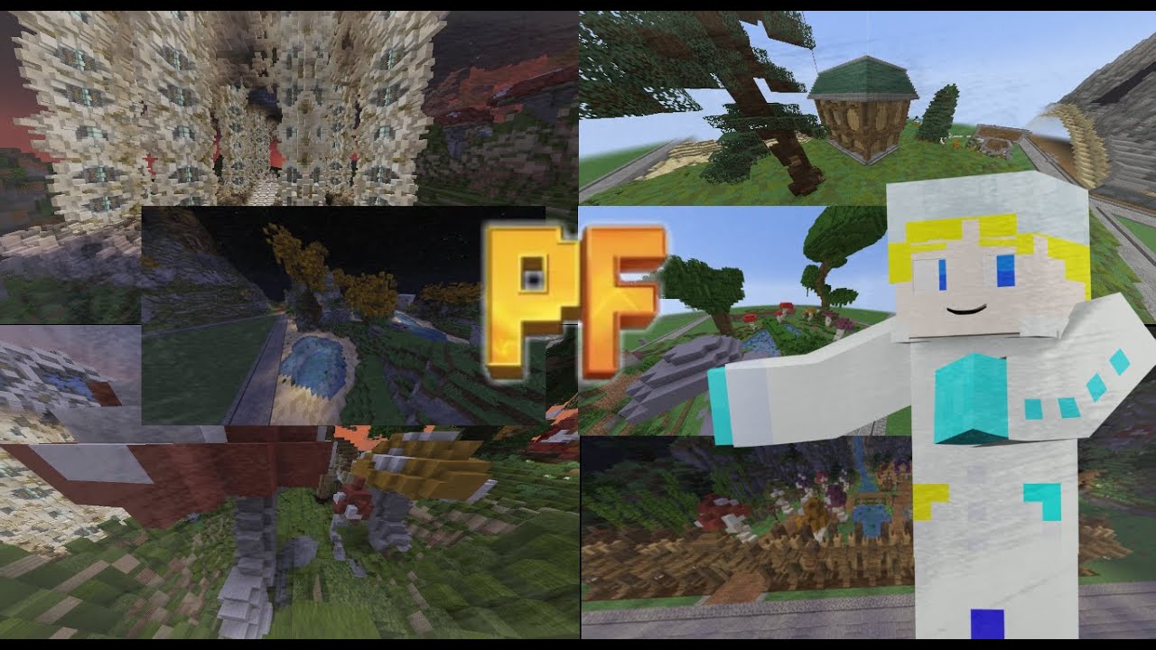 Builds in PlayFuse Creative mode - YouTube