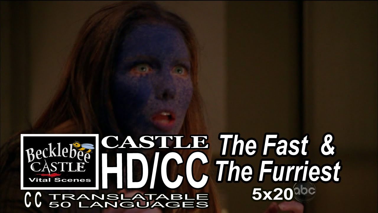 Castle 5x20 "The Fast and The Furriest" Alexis as Smurf Look Alike HD ...