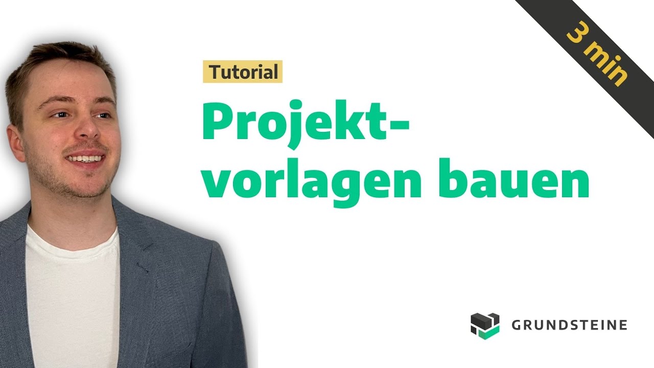 Eigene Projektvorlagen erstellen | Grundsteine für Energieberatende - YouTube