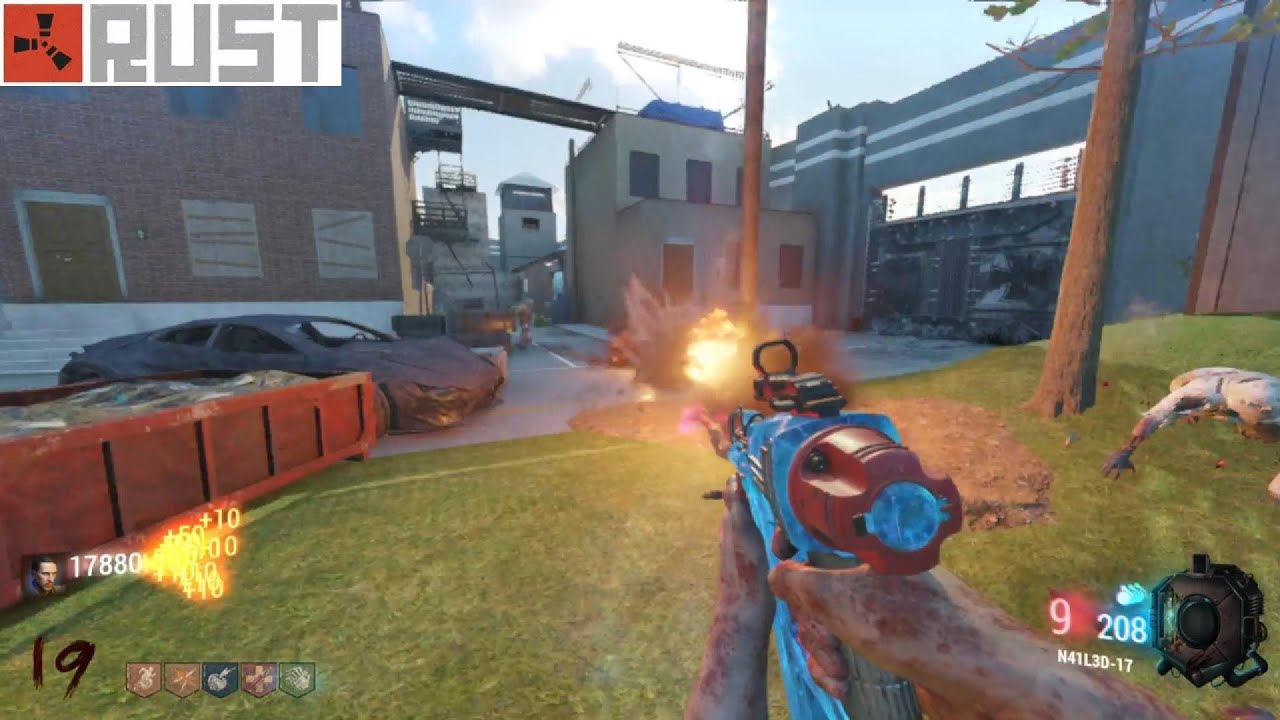 Rust Outpost In Custom Zombies!! - YouTube