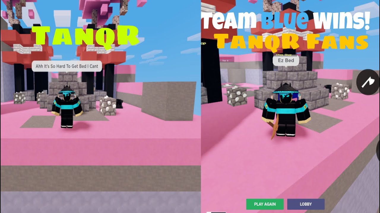 What TanqR Sees VS What TanqR Fans See! (Roblox BedWars) - YouTube