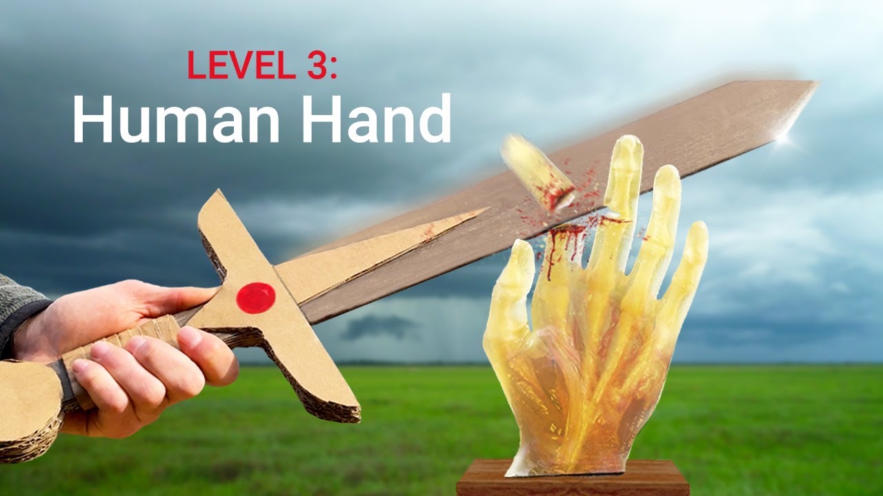 Making a Real Sword from Cardboard