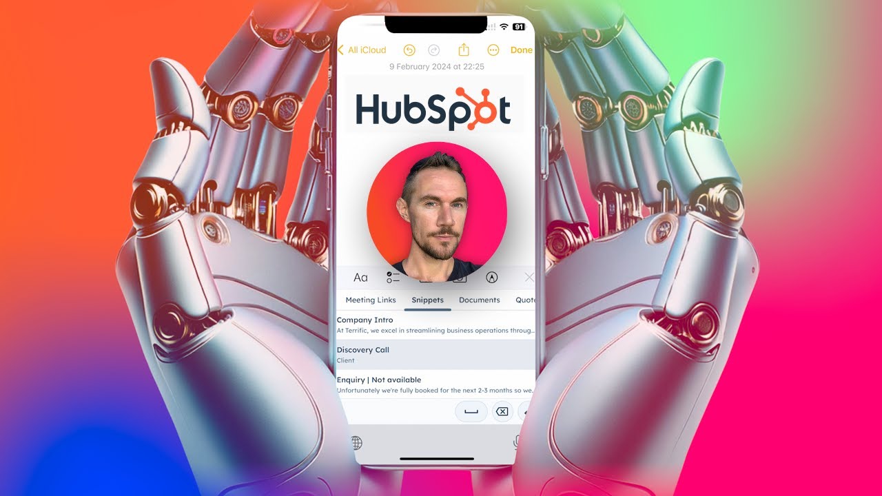 HubSpot App: Bonus Phone Keyboard (Snippets in your pocket) - YouTube