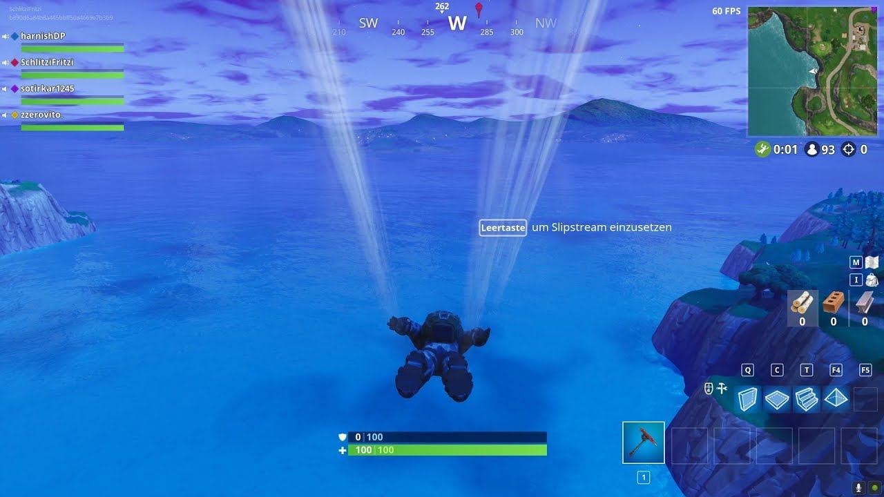 how to swim in fortnite - YouTube