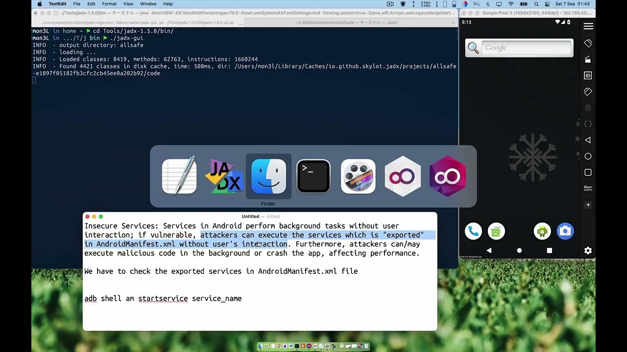 14. Insecure Service | Allsafe App Walkthrough | Android Pentest - YouTube
