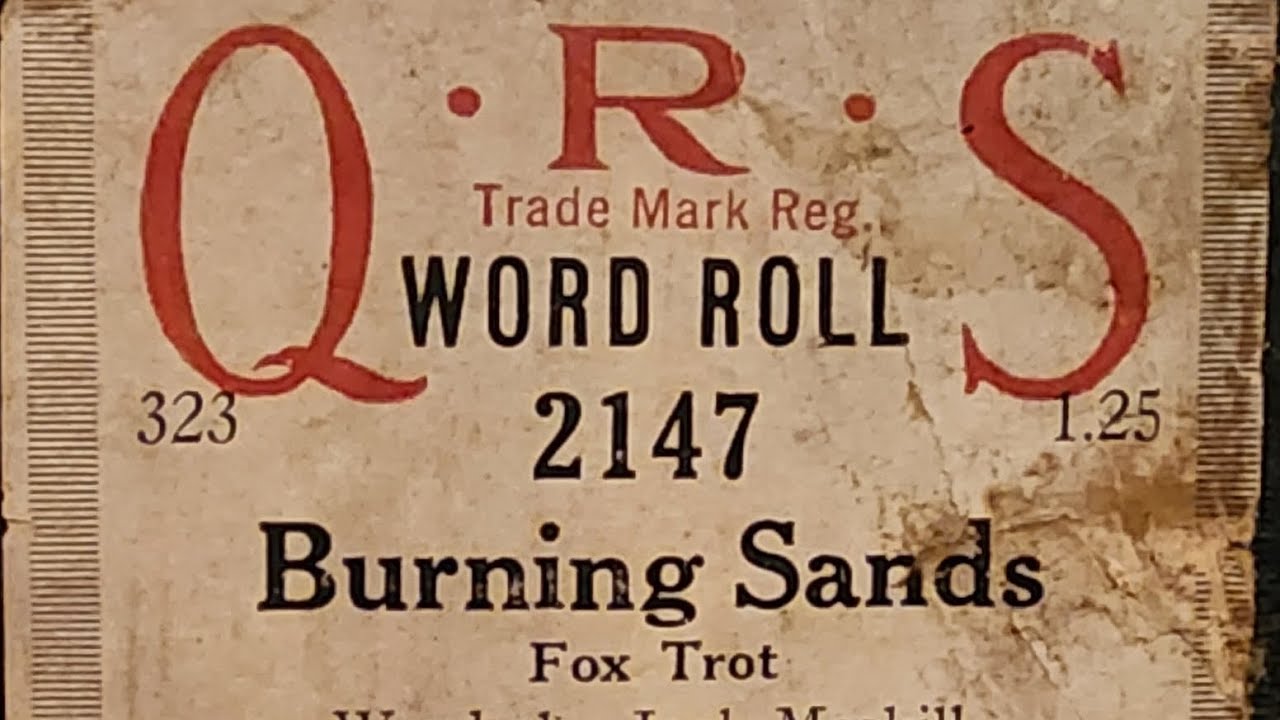 Burning Sands - QRS 2147 played by Zez Confrey - YouTube